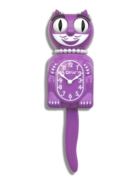 Kit-Cat Clock (Lady Full Size) Radiant Orchid – swingOramic